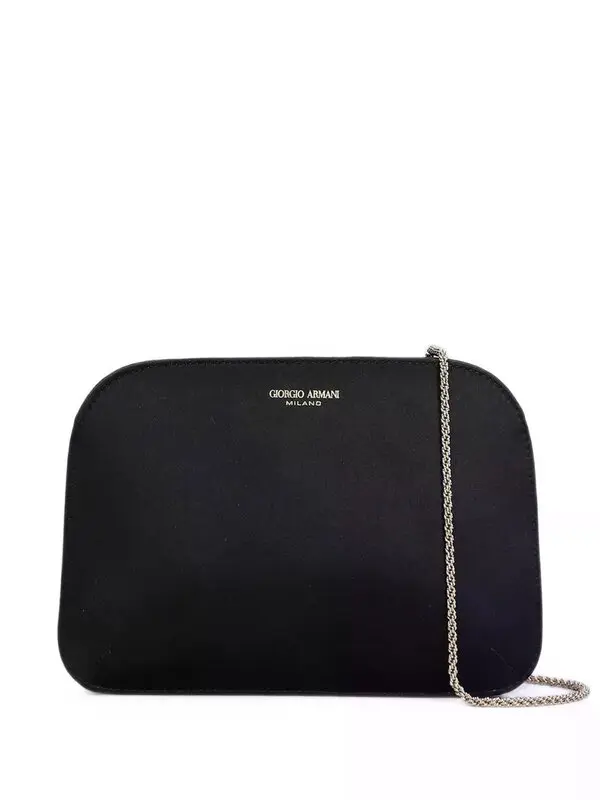 Giorgio Armani La Prima Chain-strap Satin Clutch Bag