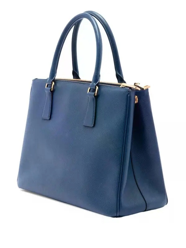 Prada 2010-2026 Medium Saffiano Lux Galleria Double Zip Satchel