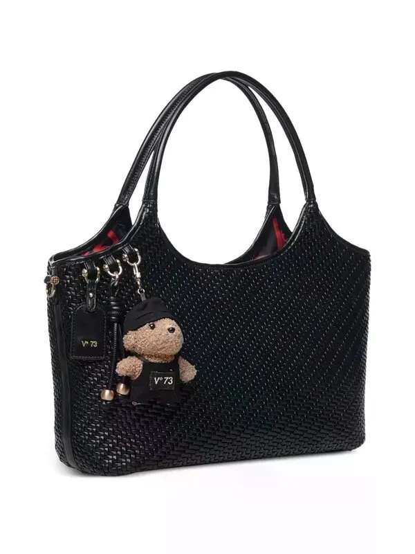 V°73 Woven-effect Shoulder Bag