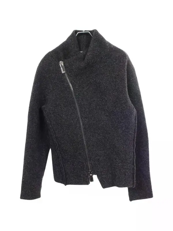 Emporio Armani 2010s Zip-up Wool Jacket