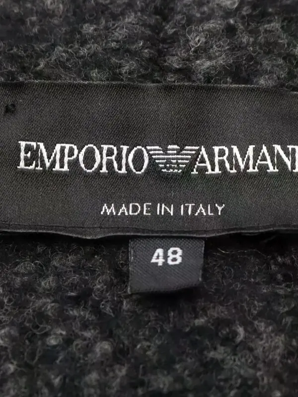 Emporio Armani 2010s Zip-up Wool Jacket