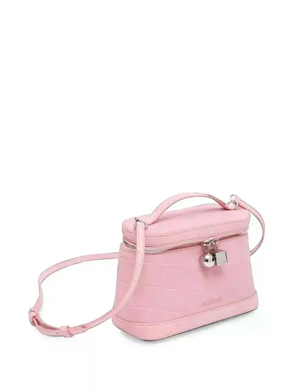 Jacquemus Croc-effect Leather Crossbody Bag