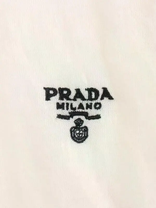Prada 2010s Logo-embroidered Sweater