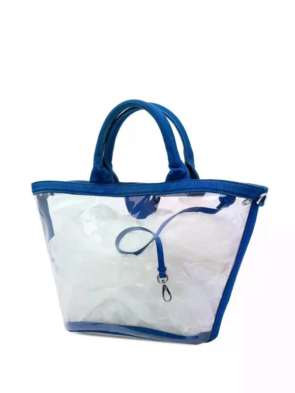 Prada 2013-2026 Pvc Canapa Logo Tote Satchel