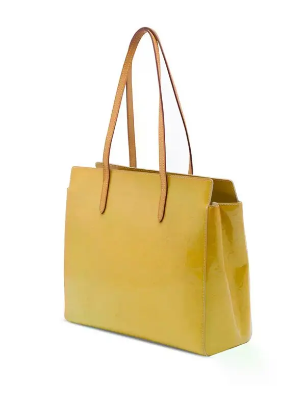 LOUIS VUITTON 2012 Monogram Vernis Catalina East West Tote Bag - Yellow