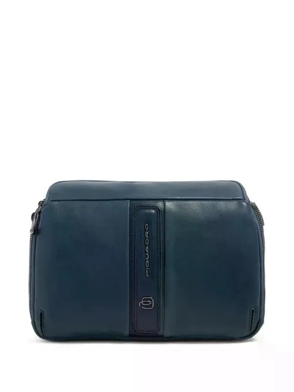 PIQUADRO Victor Logo-plaque Messenger Bag - Blue