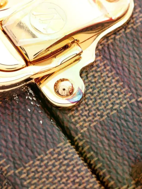 LOUIS VUITTON 2018 Damier Ebene Stories Tote Bag