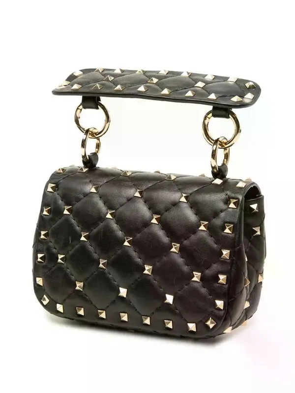 Valentino Garavani 2000-2017 Micro Nappa Rockstud Spike Satchel