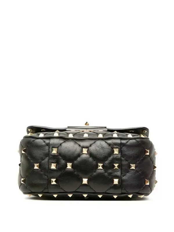 Valentino Garavani 2000-2017 Micro Nappa Rockstud Spike Satchel