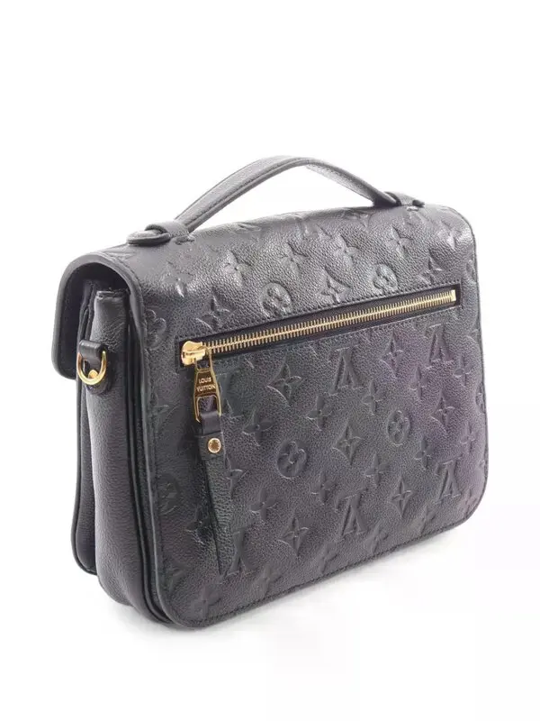 LOUIS VUITTON 2018 Metis Mm Monogram Empreinte Leather Shoulder Bag - Black
