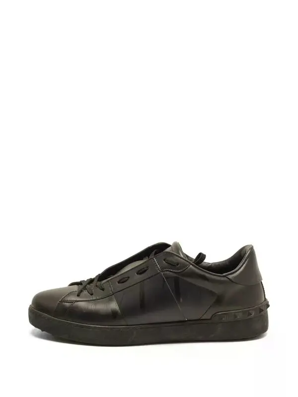 Valentino Garavani Rockstud Lace-up Sneakers - Black