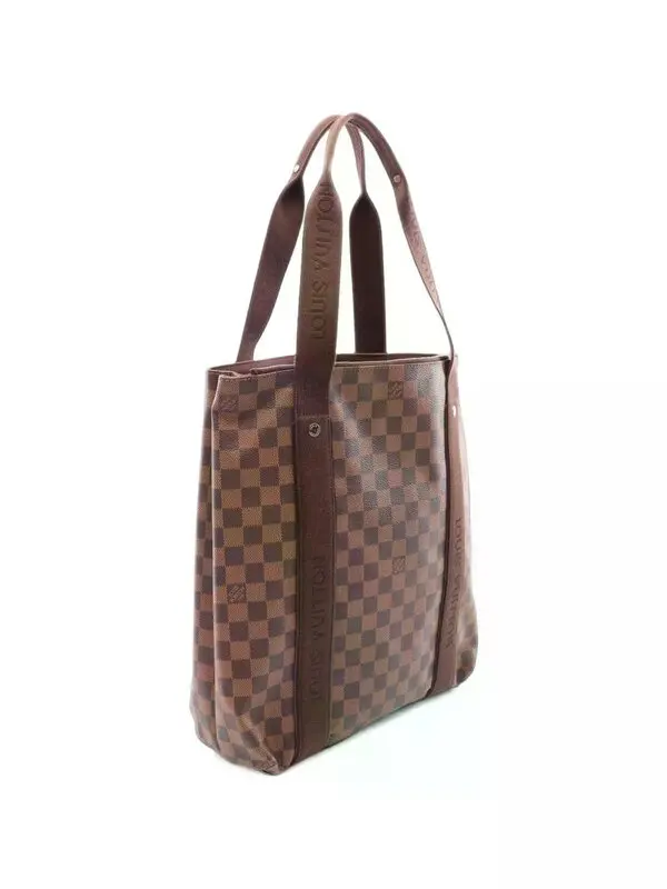 LOUIS VUITTON 2008cabas Bobourg Damier Ebene Tote Bag
