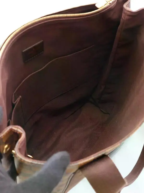 LOUIS VUITTON 2008cabas Bobourg Damier Ebene Tote Bag