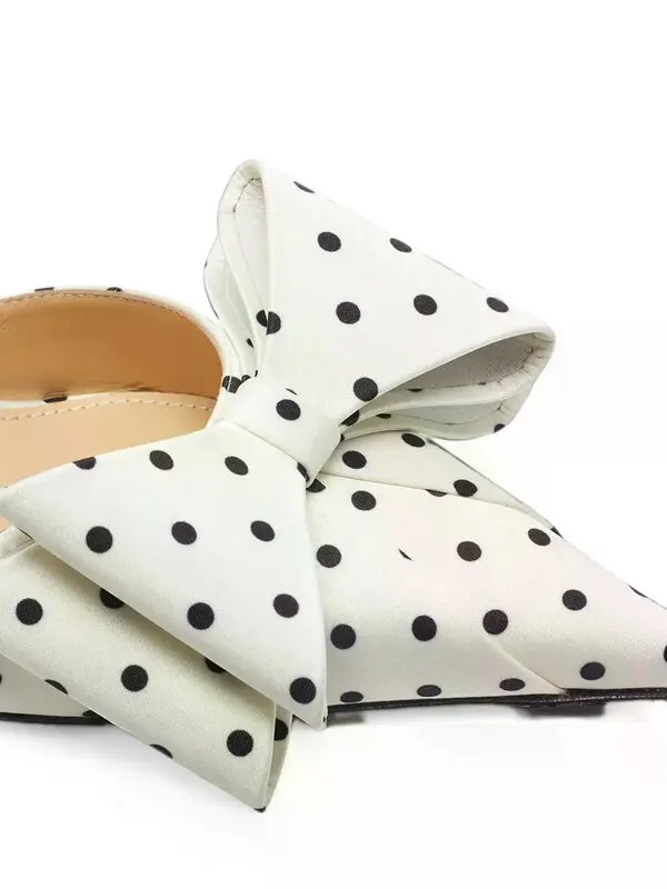 Mach & Mach Le Cadeau Bow Slingback Pumps