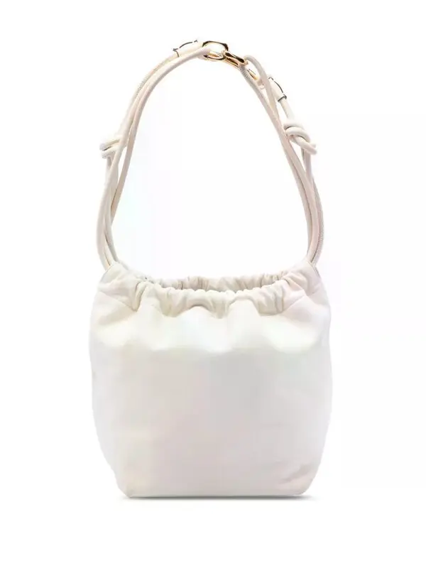Valentino Garavani 2000-2017 Nappa Vlogo Pouf Bucket Bag - Brown