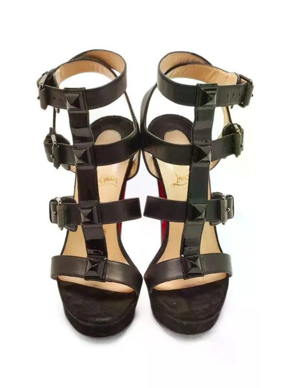 CHRISTIAN LOUBOUTIN Rockin Buckle Studded Sandals