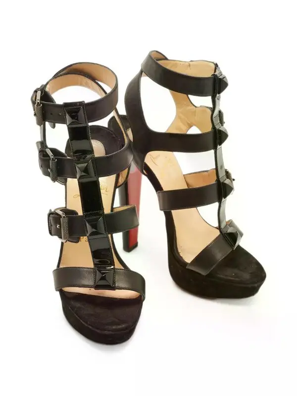 CHRISTIAN LOUBOUTIN Rockin Buckle Studded Sandals