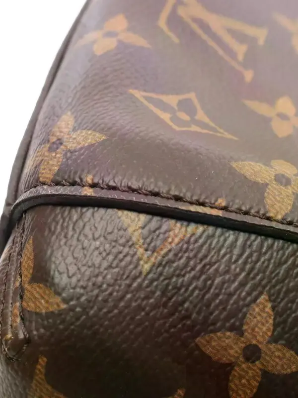 LOUIS VUITTON 2015 Mm Montaigne Monogram Canvas Tote Bag - Brown