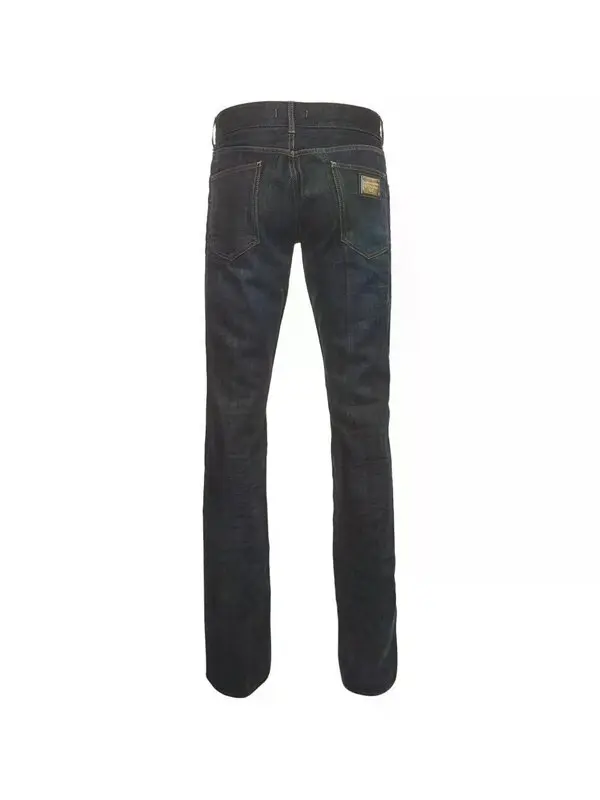 Dolce & Gabbana Logo Plaque Straight-fit Jeans