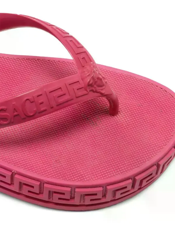 Versace Greca Thong Slides