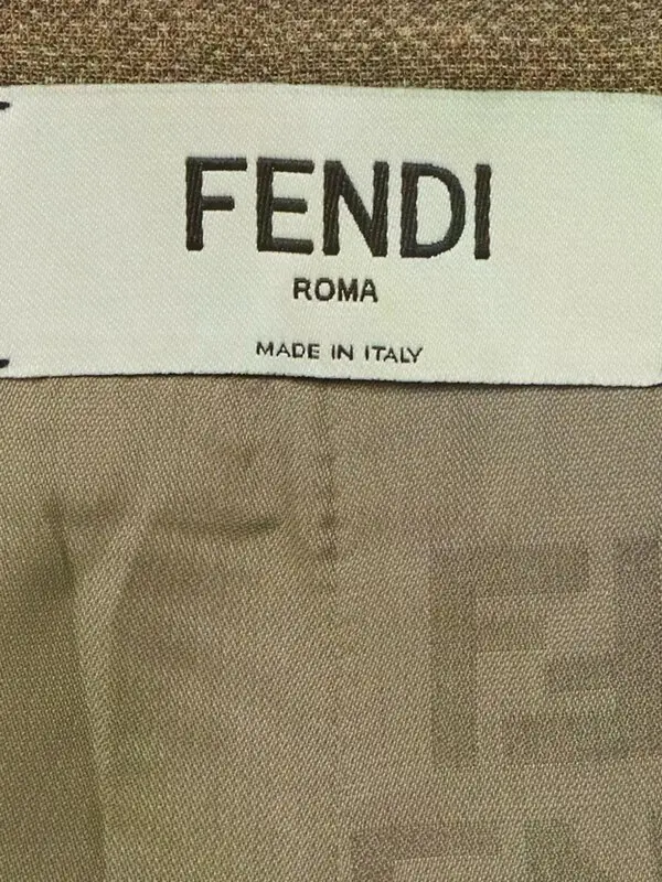 Fendi Button-front Mini Skirt