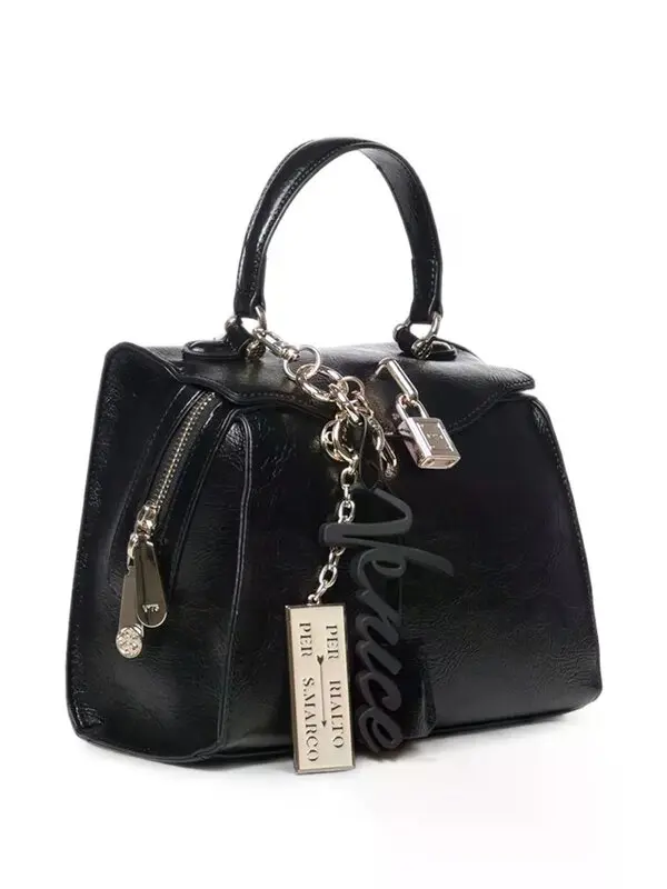 V°73 Padlock-detail Charm-embellished Shoulder Bag