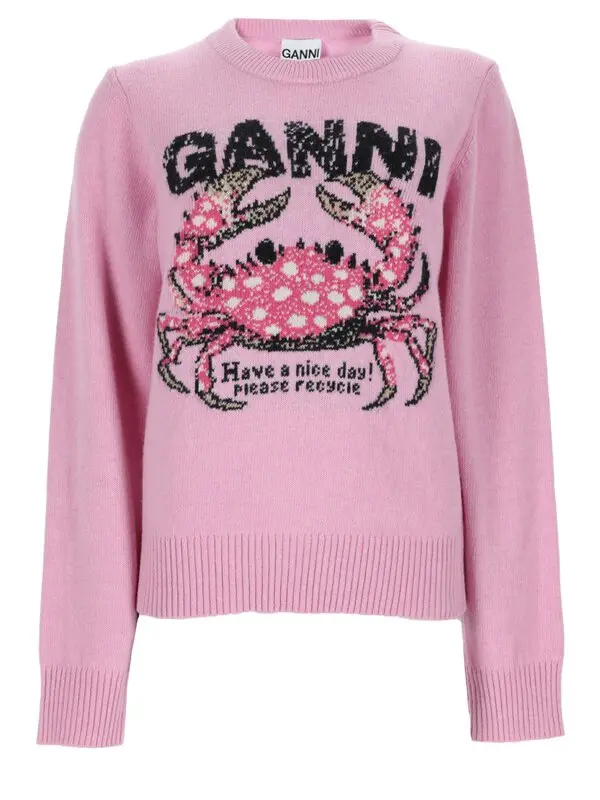 GANNI Maglia "crab