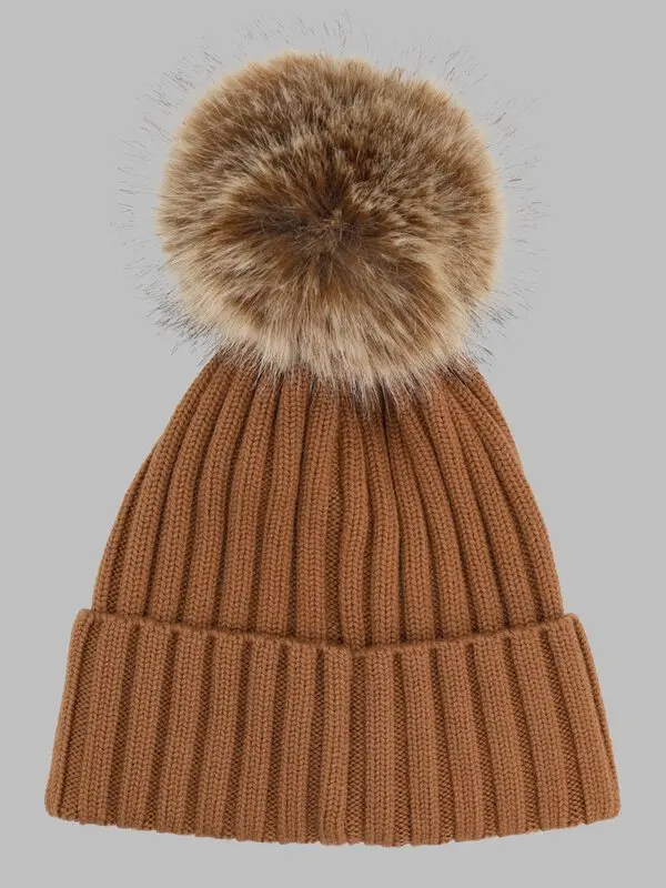 Moncler Berretto In Lana Con Pon Pon