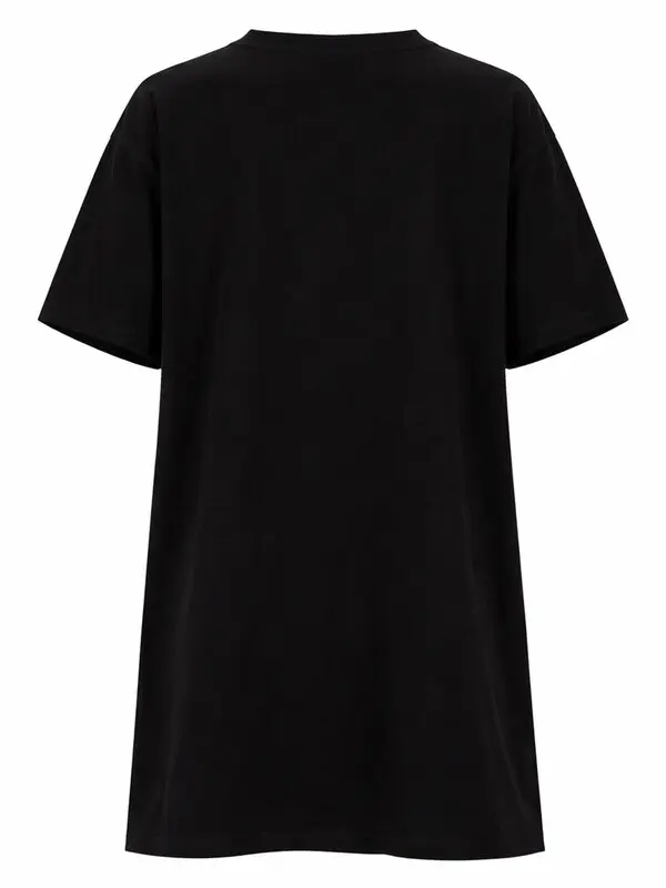 MSGM Abito Con Logo Pennellato