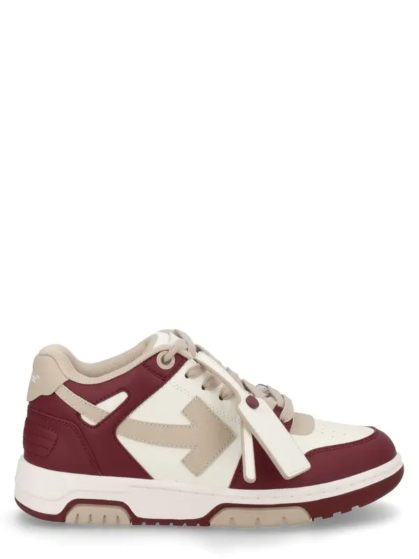 Off-White Sneaker "out Of Office - Bordeaux