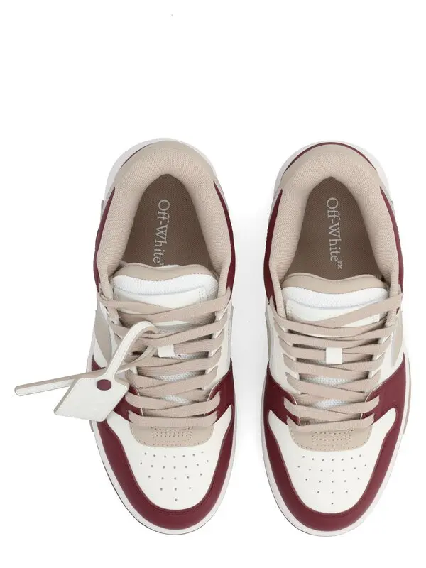 Off-White Sneaker "out Of Office - Bordeaux