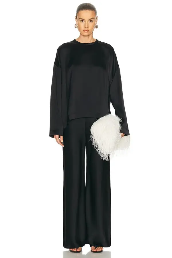 TOTEME Boxy Satin Top