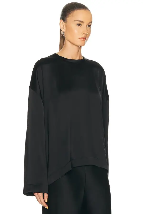 TOTEME Boxy Satin Top
