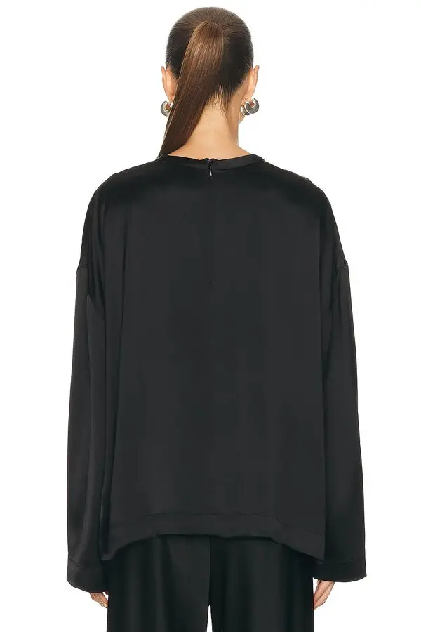 TOTEME Boxy Satin Top