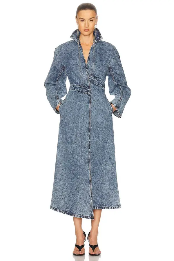 Alaïa Spiral Trench Coat