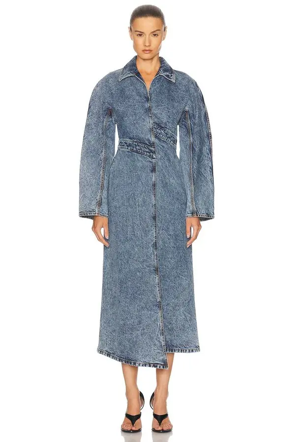 Alaïa Spiral Trench Coat