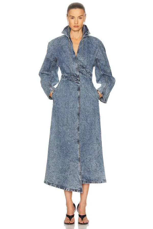 Alaïa Spiral Trench Coat