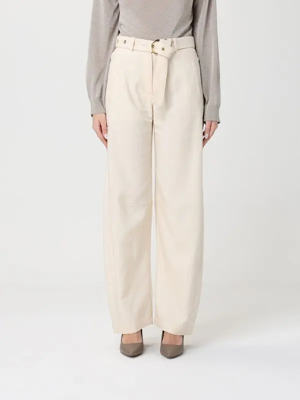 Pinko Belted Wide-leg Pants