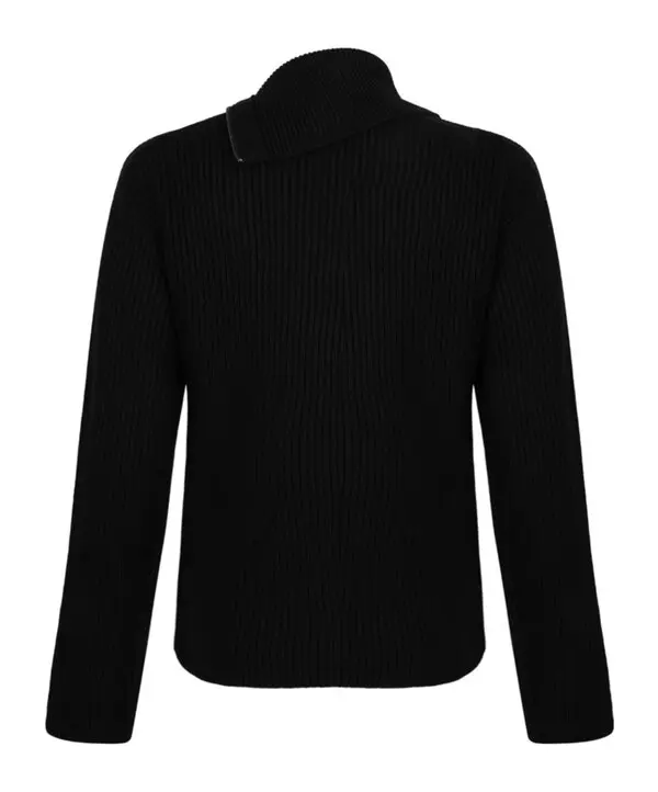 P.a.r.o.s.h Turtleneck Knit Sweater - Black
