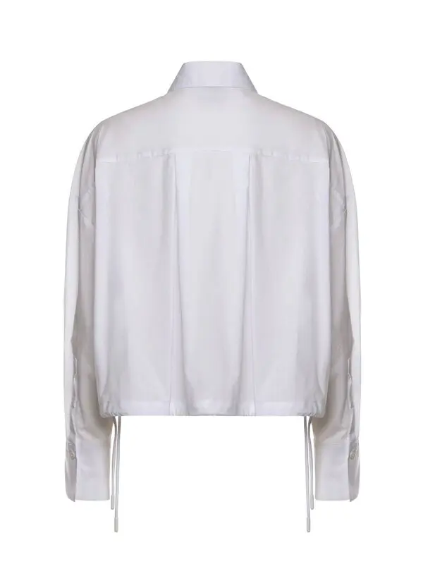 Pinko Elastic Hem Poplin Shirt