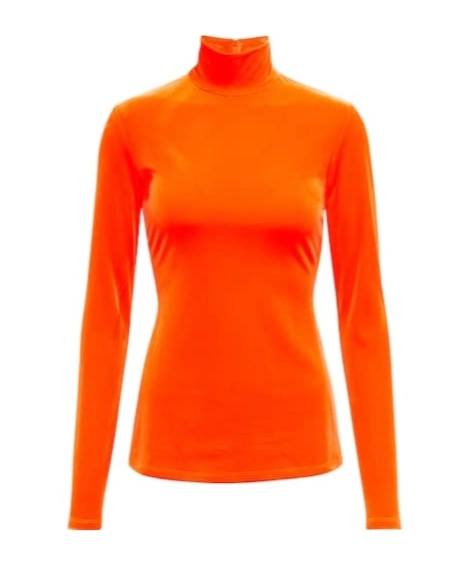 Victoria Beckham Velvet Turtleneck Top