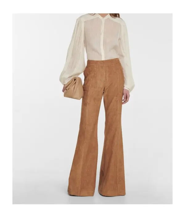 Gabriela Hearst High-waisted Flared Trousers