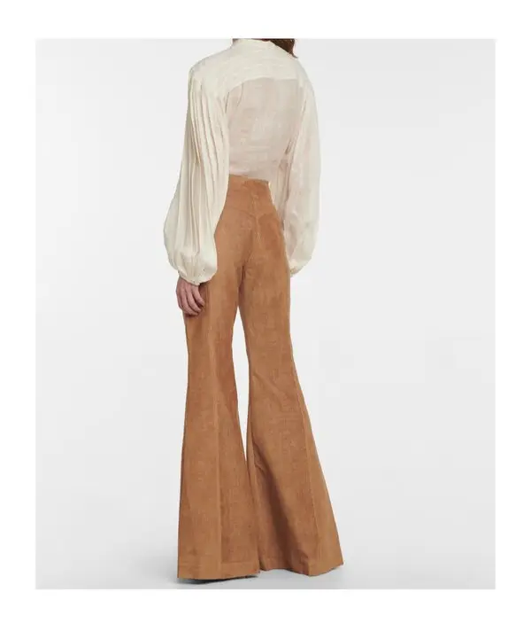 Gabriela Hearst High-waisted Flared Trousers