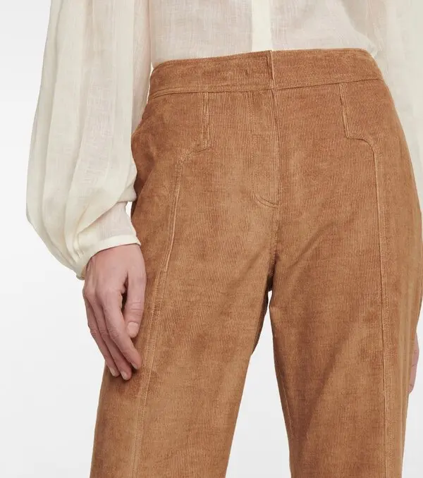Gabriela Hearst High-waisted Flared Trousers