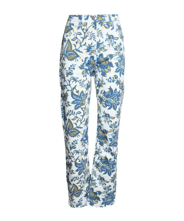 Etro Floral-printed Straight-leg Jeans