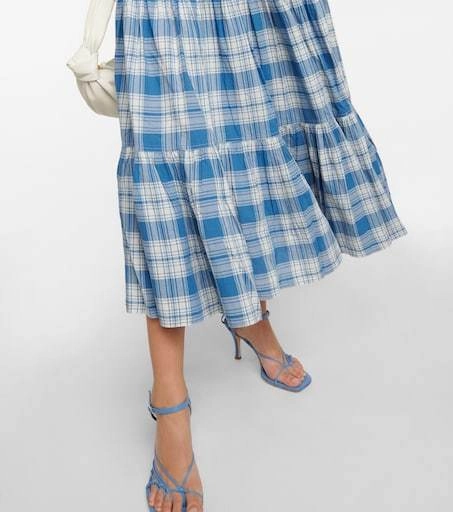 Polo Ralph Lauren Checked Cotton Maxi Dress
