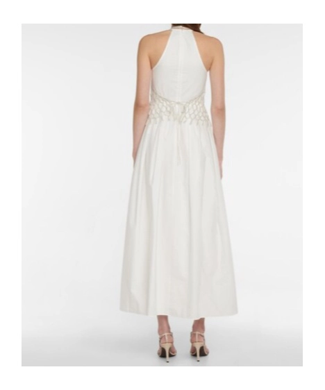 Brunello Cucinelli Embellished Cotton-blend Gown