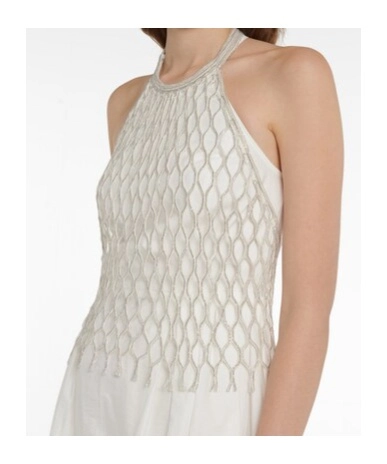 Brunello Cucinelli Embellished Cotton-blend Gown