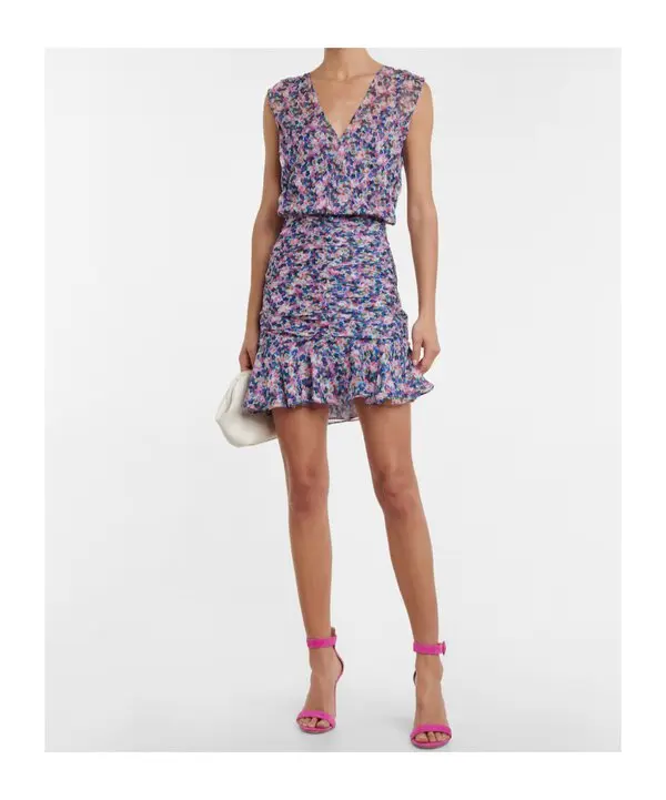 Veronica Beard Flower Mini Dress