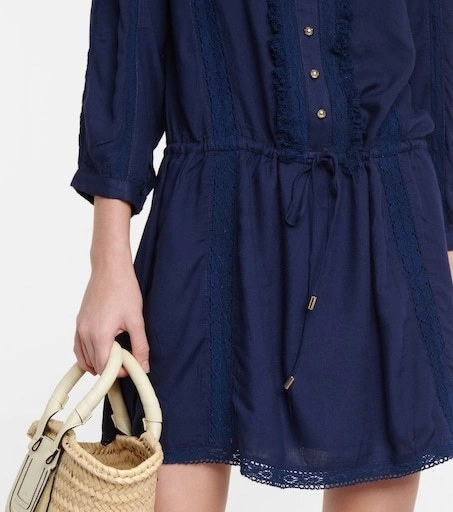 Melissa Odabash Scarlett Lace-trimmed Minidress